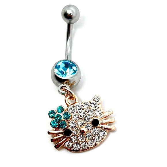 Jewelry | New Hello Kitty Inspired Navel Jewelry Belly Ring | Poshmark